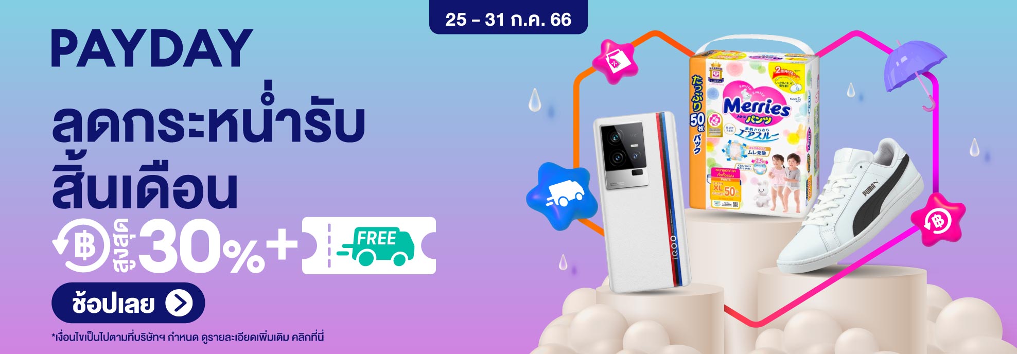 Lazada.co.th - ช้อปปิ้งออนไลน์ รับเครดิตเงินคืน 10% ส่งฟรีทุกวัน